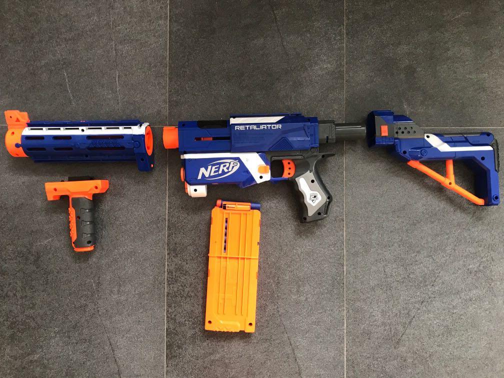 Nerf Retaliator Gun, Hobbies & Toys, Toys & Games on Carousell