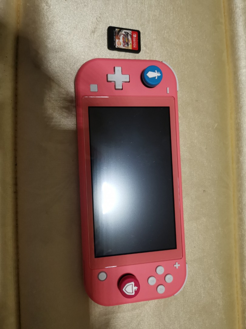 Nintendo Switch Lite Coral + DBFZ, Video Gaming, Video Game Consoles ...