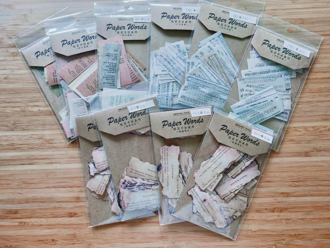 Paper Bits Sticker Pack, Hobbies & Toys, Stationery & Craft, Craft ...