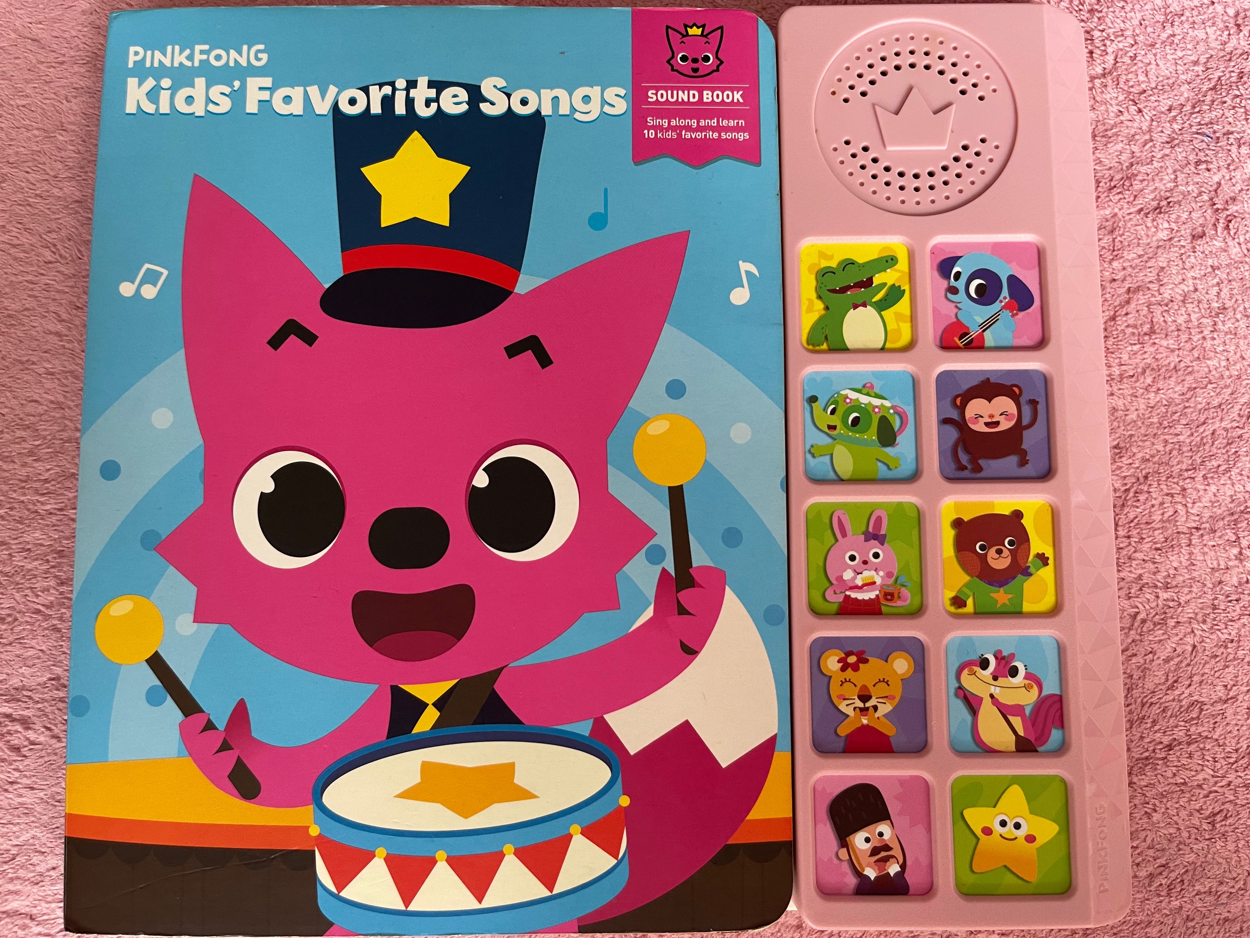 Pinkfong music song book, Hobbies & Toys, Toys & Games on Carousell