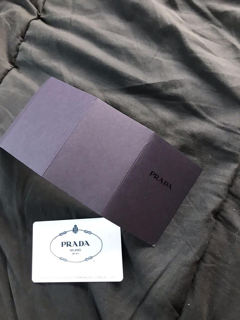 Prada authentic card tas original beli milan kartu otentik prada ...