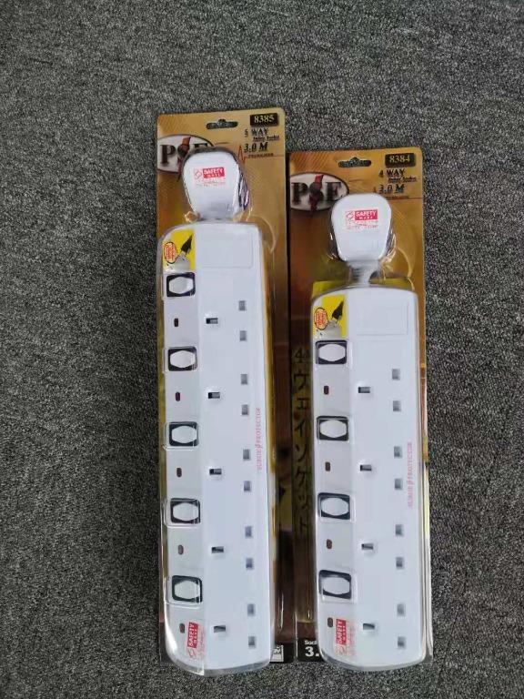 PSE Power Extension with Safety Mark, TV & Home Appliances, Electrical ...