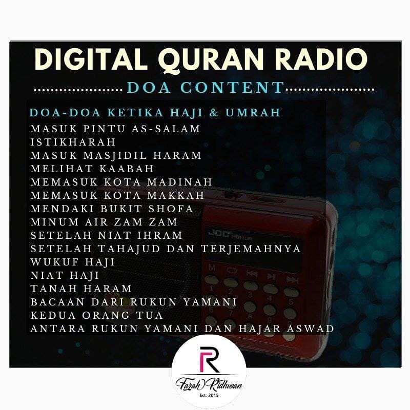 RADIO QURAN DIGITAL, Everything Else on Carousell