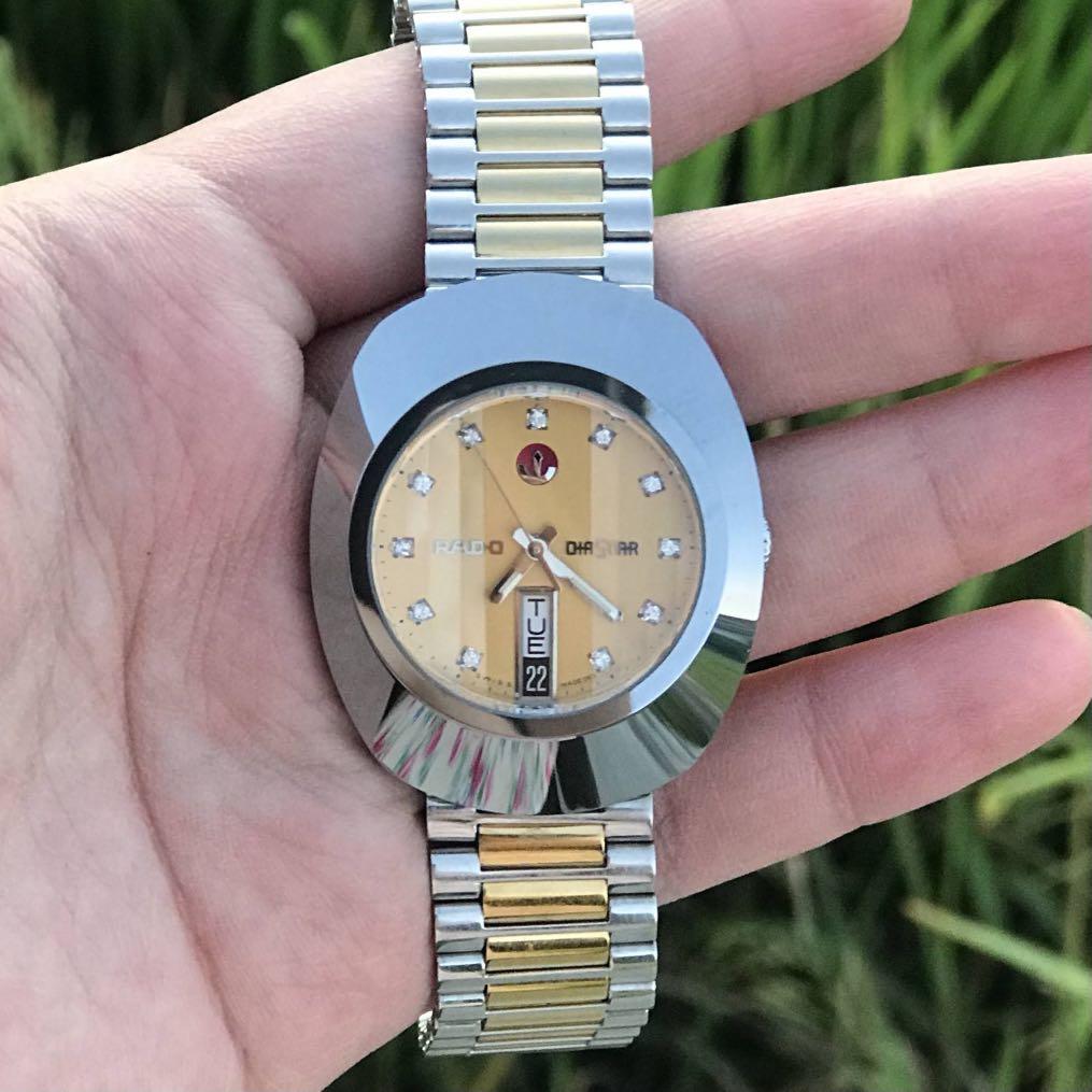 Rado DiaStar Two-tone Mens 35mm and Ladies 27mm, Luxury, Watches on ...