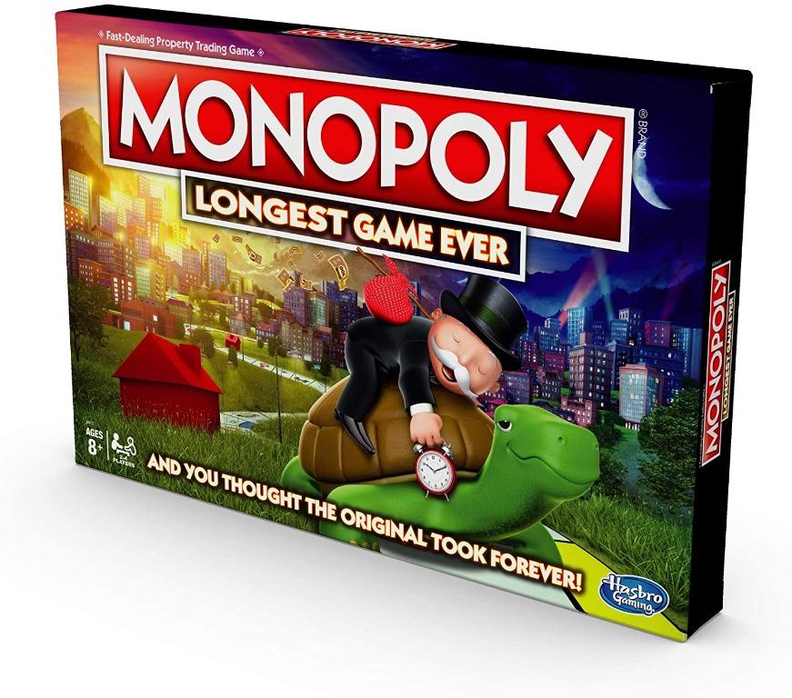 {READY STOCK} Authentic Hasbro Monopoly Longest Game Ever, Classic ...
