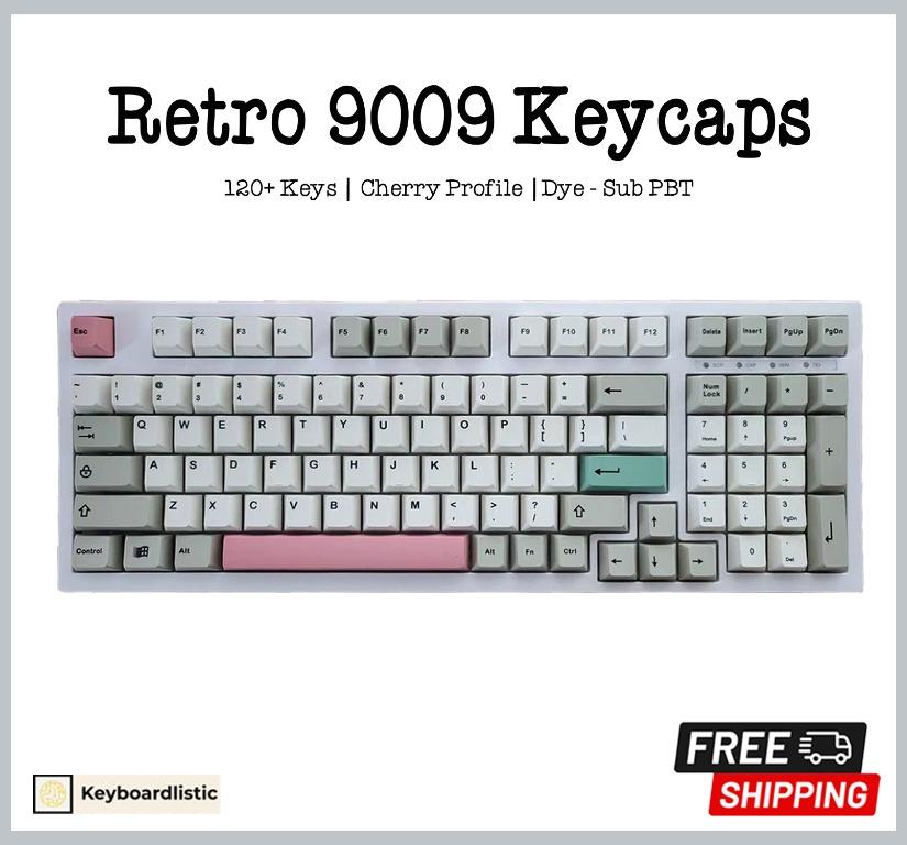 Retro 9009 Keycaps | Cherry Profile | Dye - Sub PBT, Computers & Tech ...