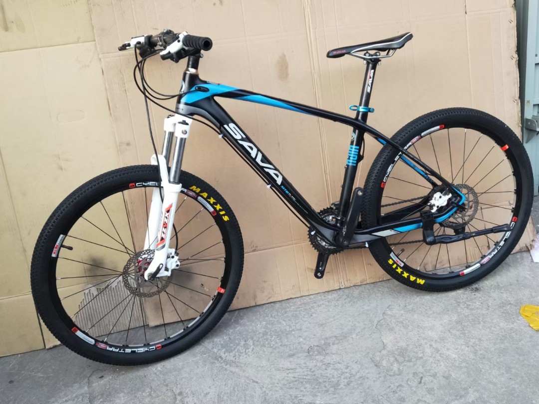 SAVA carbon MTB, mountain bike, hydraulic brake, shimano ALIVIO group ...