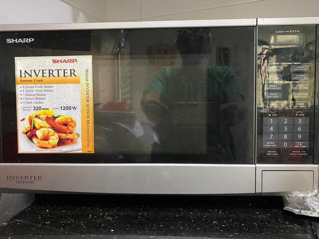 Sharp 33L Digital Microwave Oven Inverter Sensor, TV & Home Appliances ...