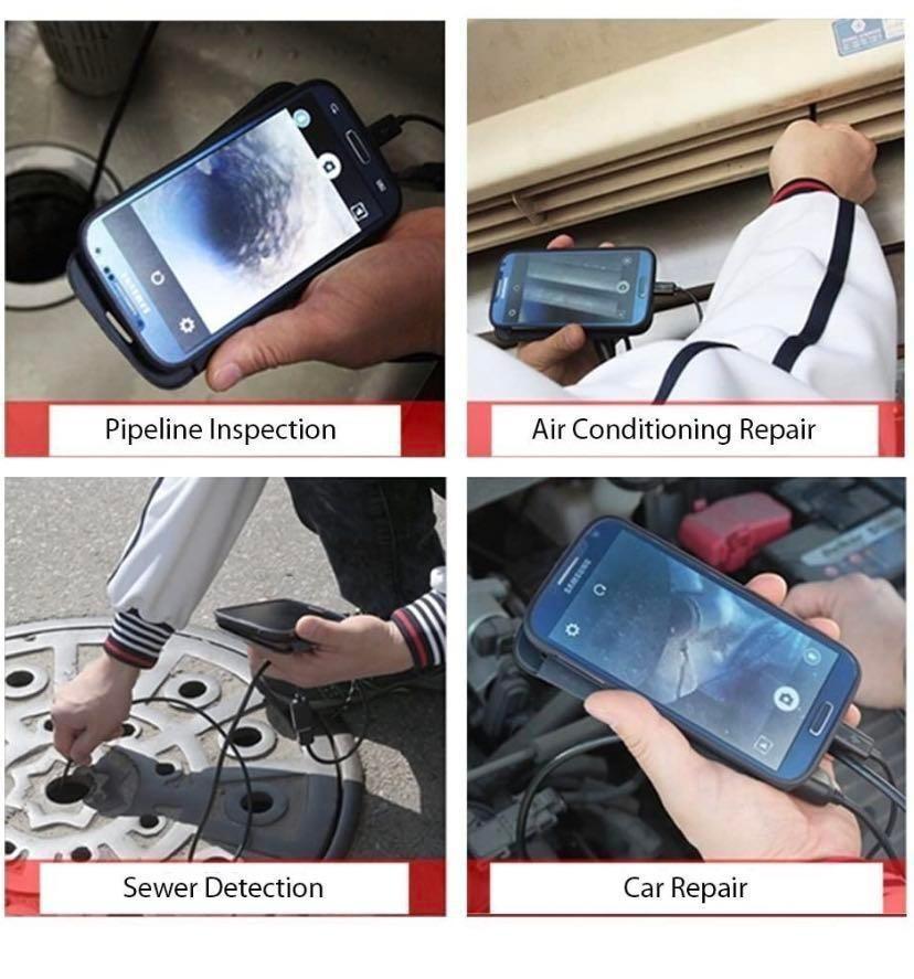 Shekar 7mm Android Endoscope 3 in 1 USB/Micro USB/Type-C Borescope ...