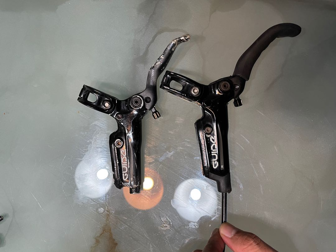 Sram Guide R 4 piston brake, Sports Equipment, Bicycles & Parts, Parts ...