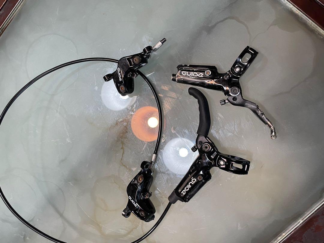 Sram Guide R 4 piston brake, Sports Equipment, Bicycles & Parts, Parts ...