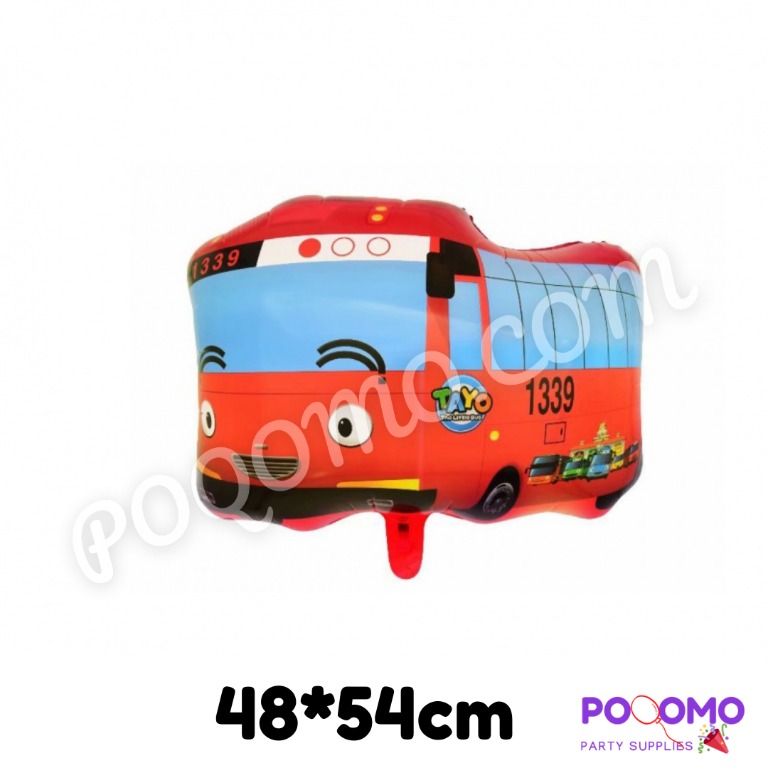 Tayo The Little Bus Foil Balloon / Party Supply/ Birthday Decorations ...