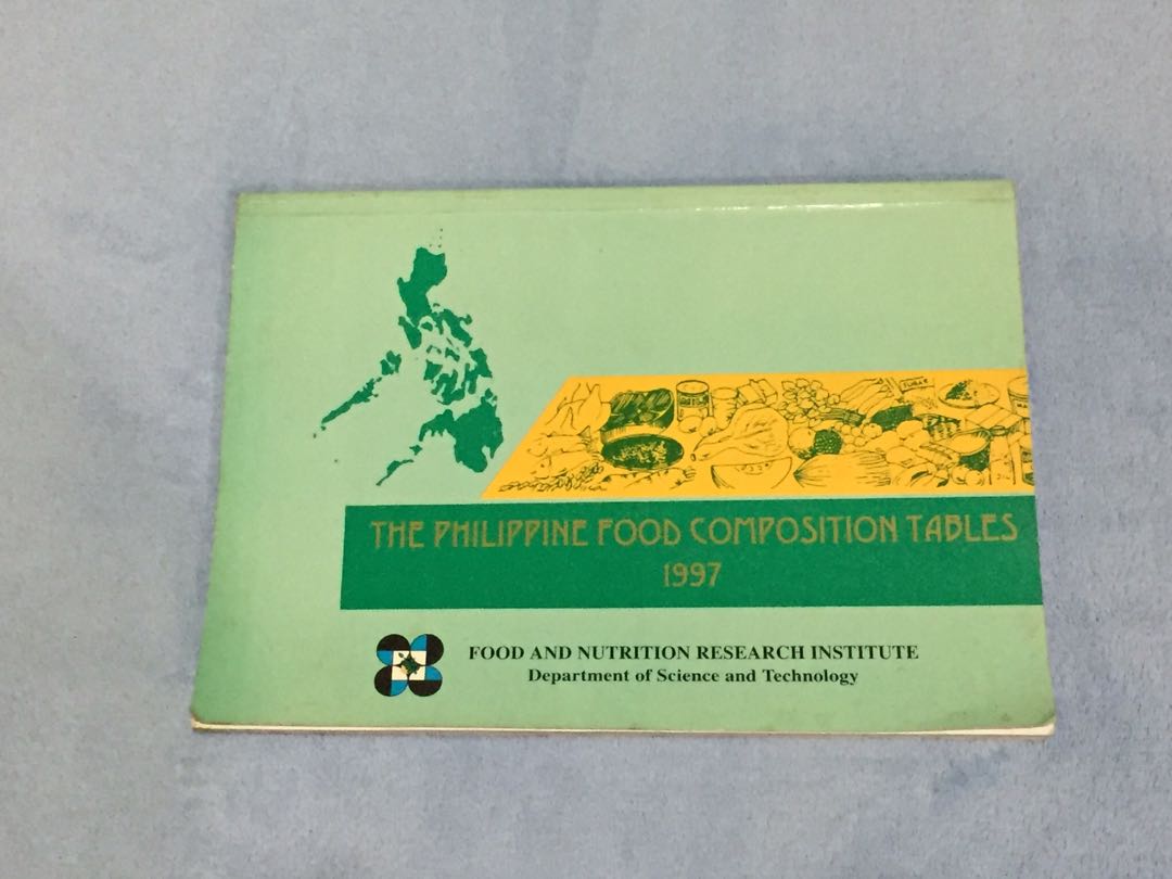 The Philippine Food Composition Tables 1997, Hobbies & Toys, Books ...