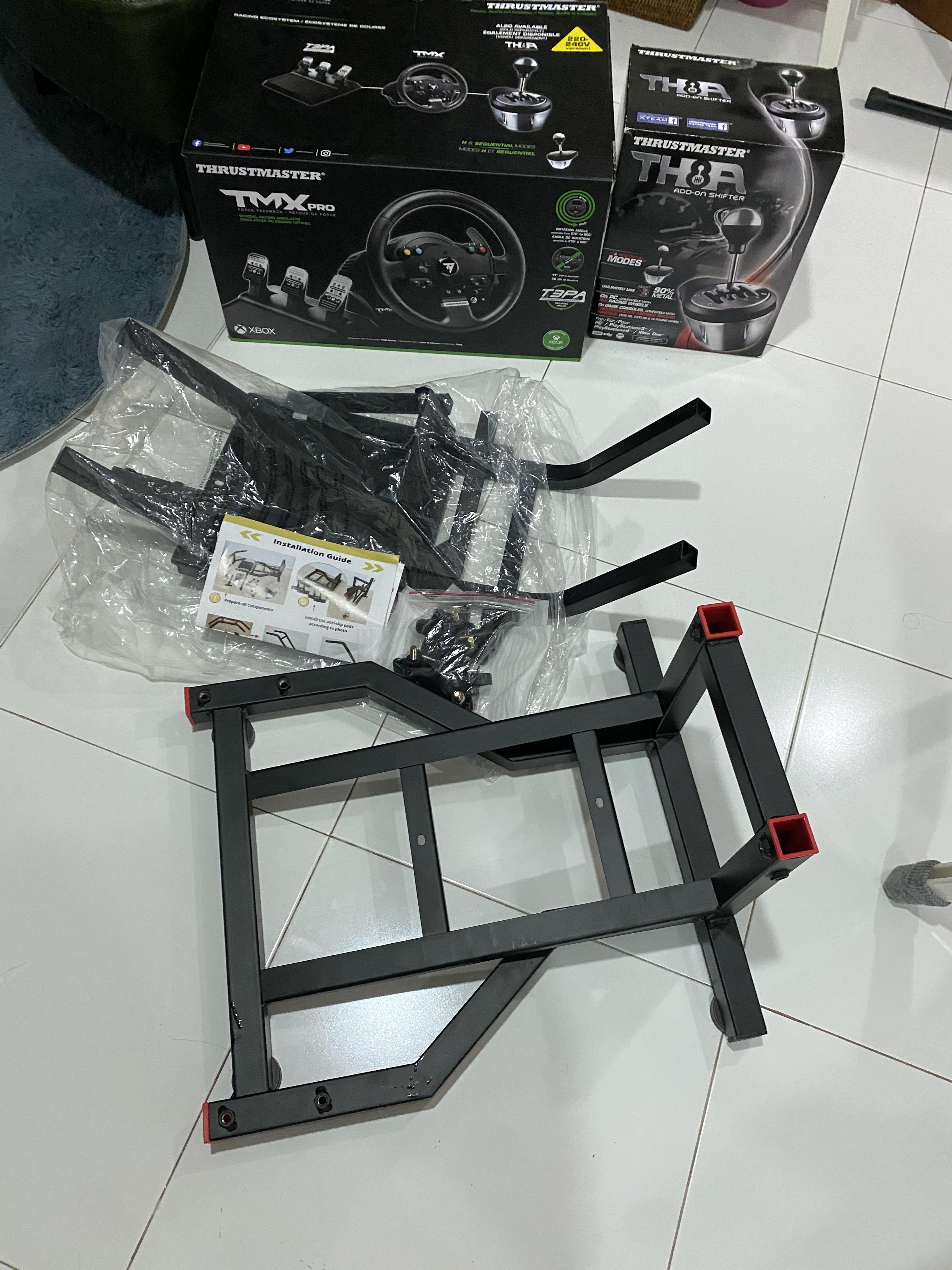 Thrustmaster TMX PRO Fullset with Rig, Video Gaming, Gaming Accessories ...