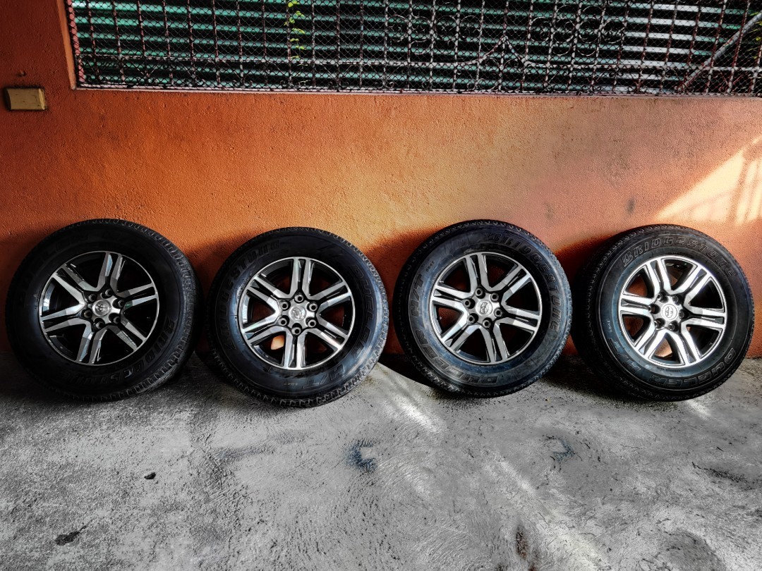 Toyota Fortuner 2017- 2020 17 inch Stock Mags with Tires PCD 139 fits ...