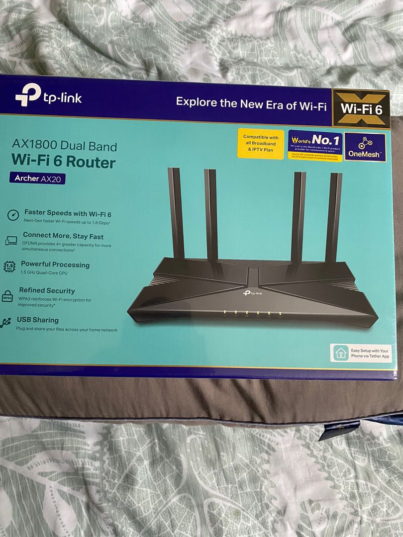TP Link AX-1800 Router *Sealed & Brand New*, Computers & Tech, Parts ...