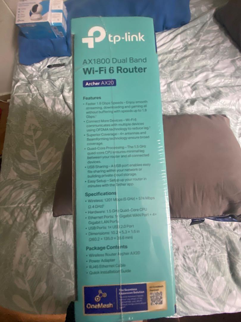 TP Link AX-1800 Router *Sealed & Brand New*, Computers & Tech, Parts ...