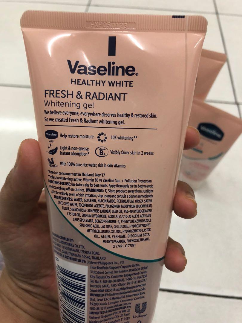 Vaseline whitening gel, Beauty & Personal Care, Bath & Body, Body Care ...