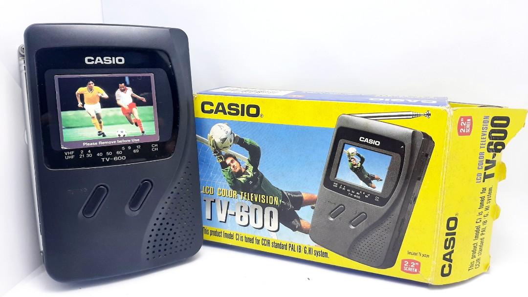 Vintage Casio LCD Color Television TV-600 Year 1994, Hobbies & Toys ...