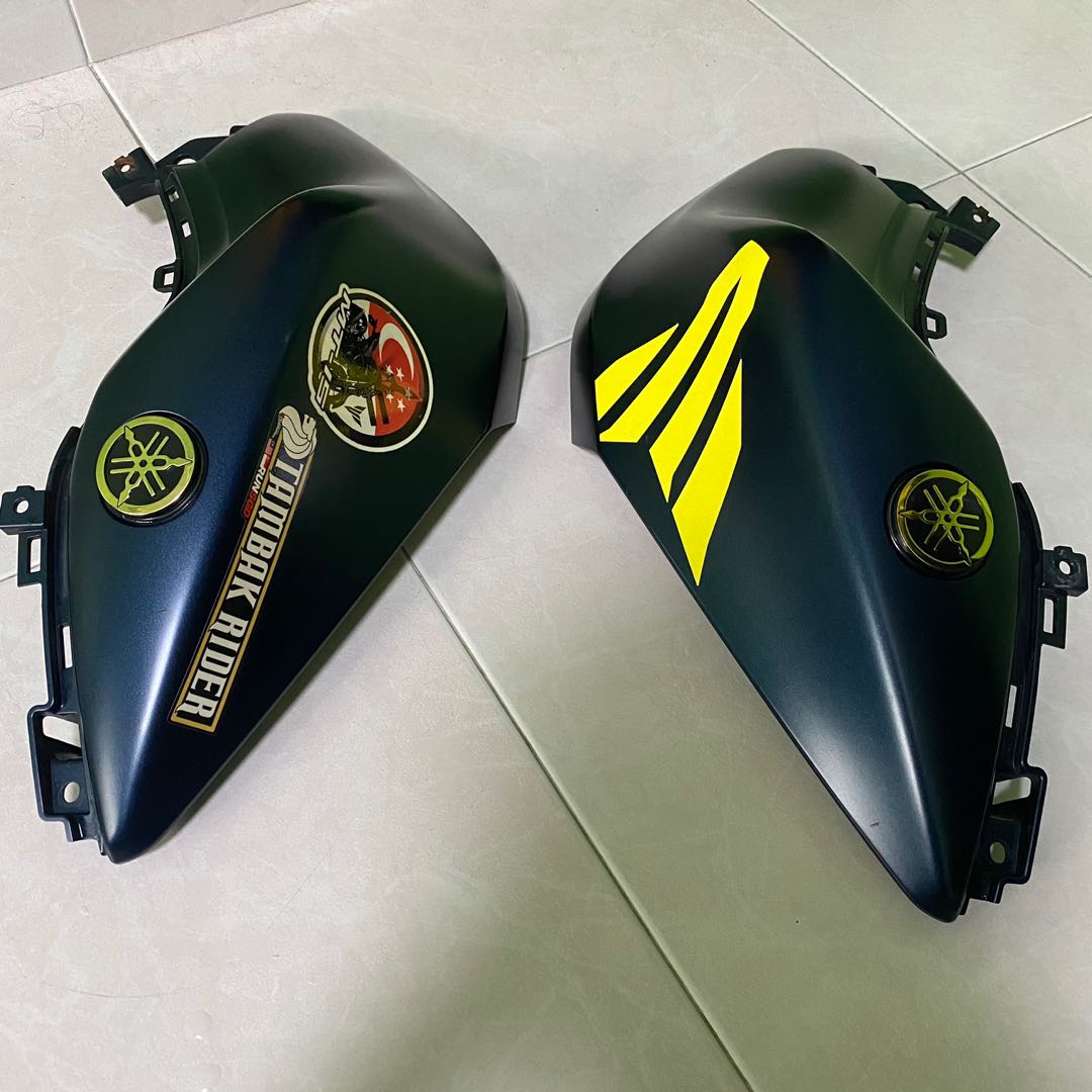 Yamaha MT-15 Cover Tank, Motorcycles, Motorcycle Accessories on Carousell