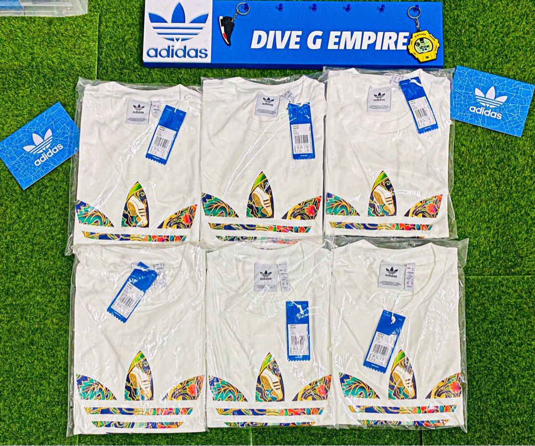 ADIDAS BATIK TREFOIL TEE, Men's Fashion, Tops & Sets, Tshirts & Polo ...