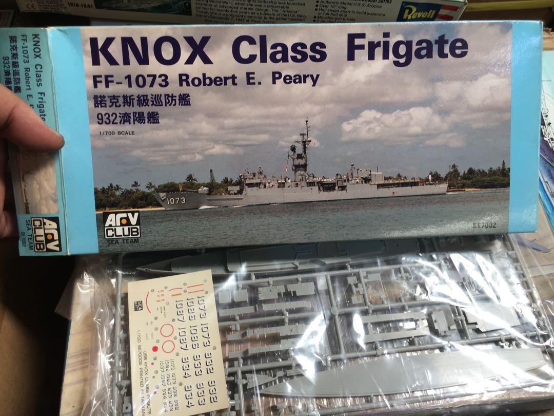 AFV 1/700 Knox Class Frigate FF-1073 Robert E. Peary, 興趣及遊戲, 收藏品及紀念品 ...