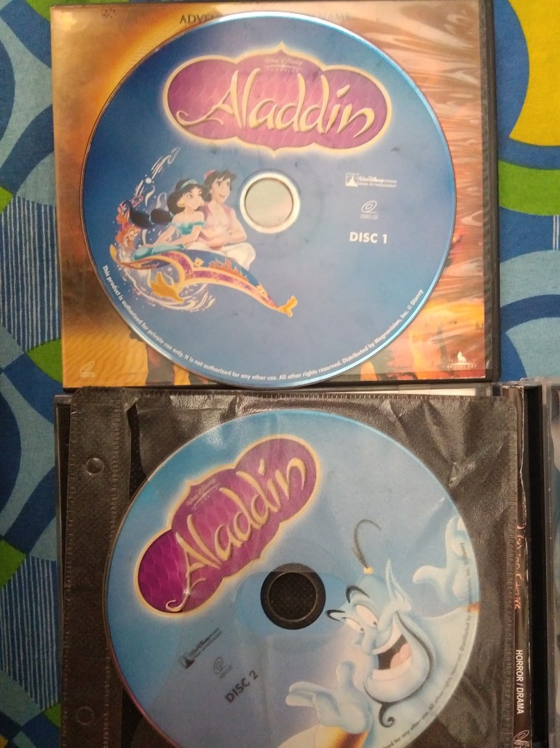 Aladdin vcd, Hobbies & Toys, Music & Media, CDs & DVDs on Carousell