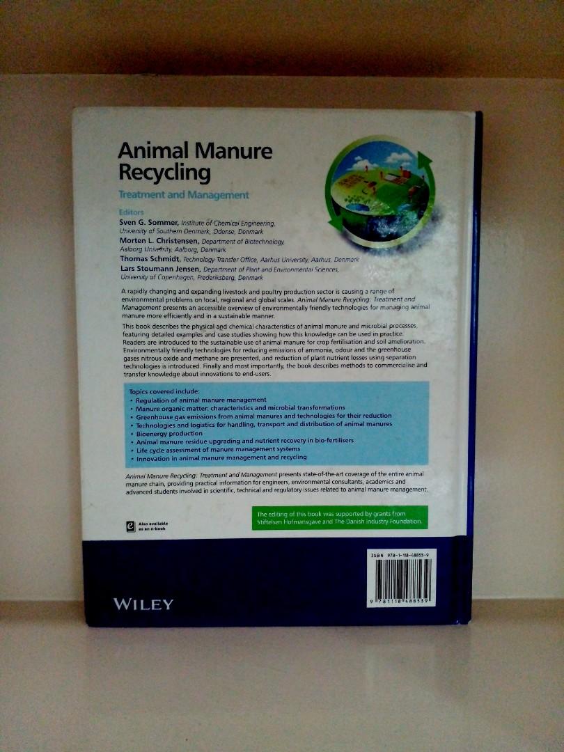 Animal Manure Recycling Treatment and Management, Hobbies & Toys, Books ...