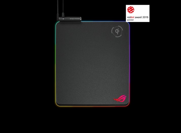 Asus ROG Balteus Qi wireless-charging RGB gaming mouse pad with 15-zone ...