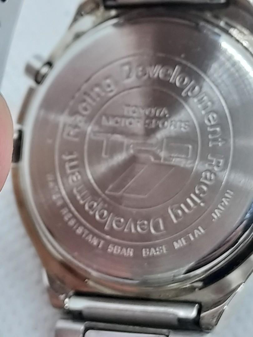 Authentic Seiko TRD Toyota Racing Development Chronograph Watch, Luxury ...