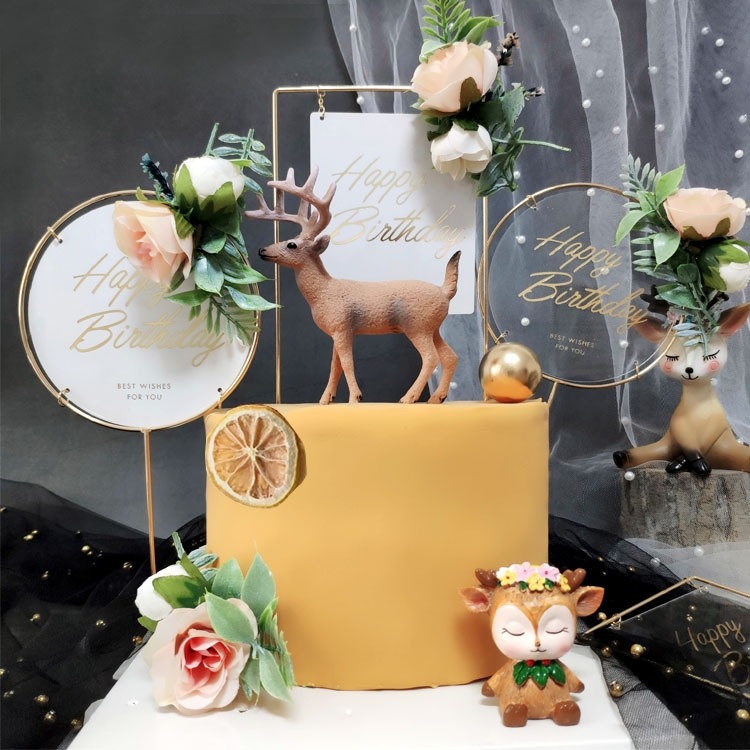 Birthday Metal Frame Cake Topper, Hobbies & Toys, Books & Magazines ...