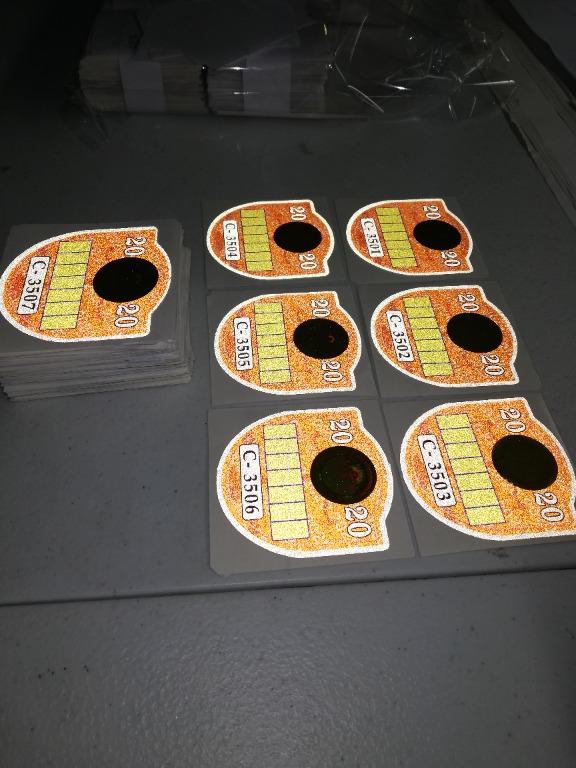 Car Pass Sticker w/ Security Features Hologram, Computers & Tech ...