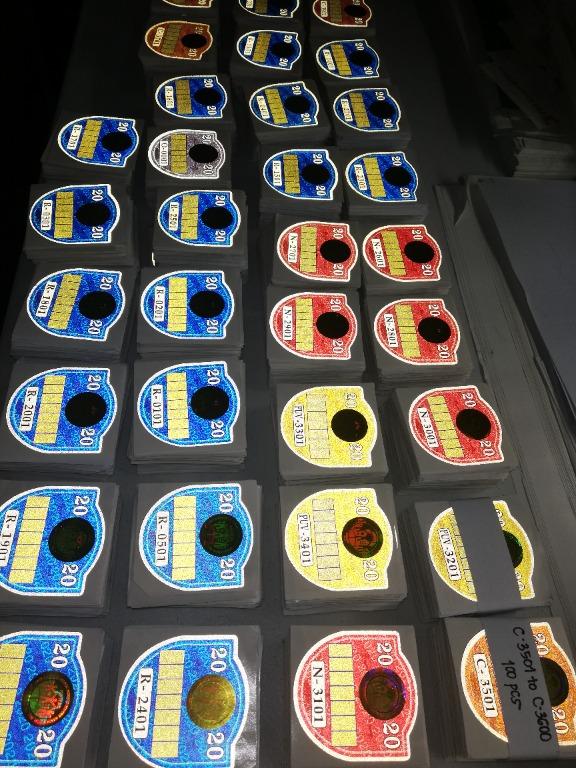 Car Pass Sticker w/ Security Features Hologram, Computers & Tech ...