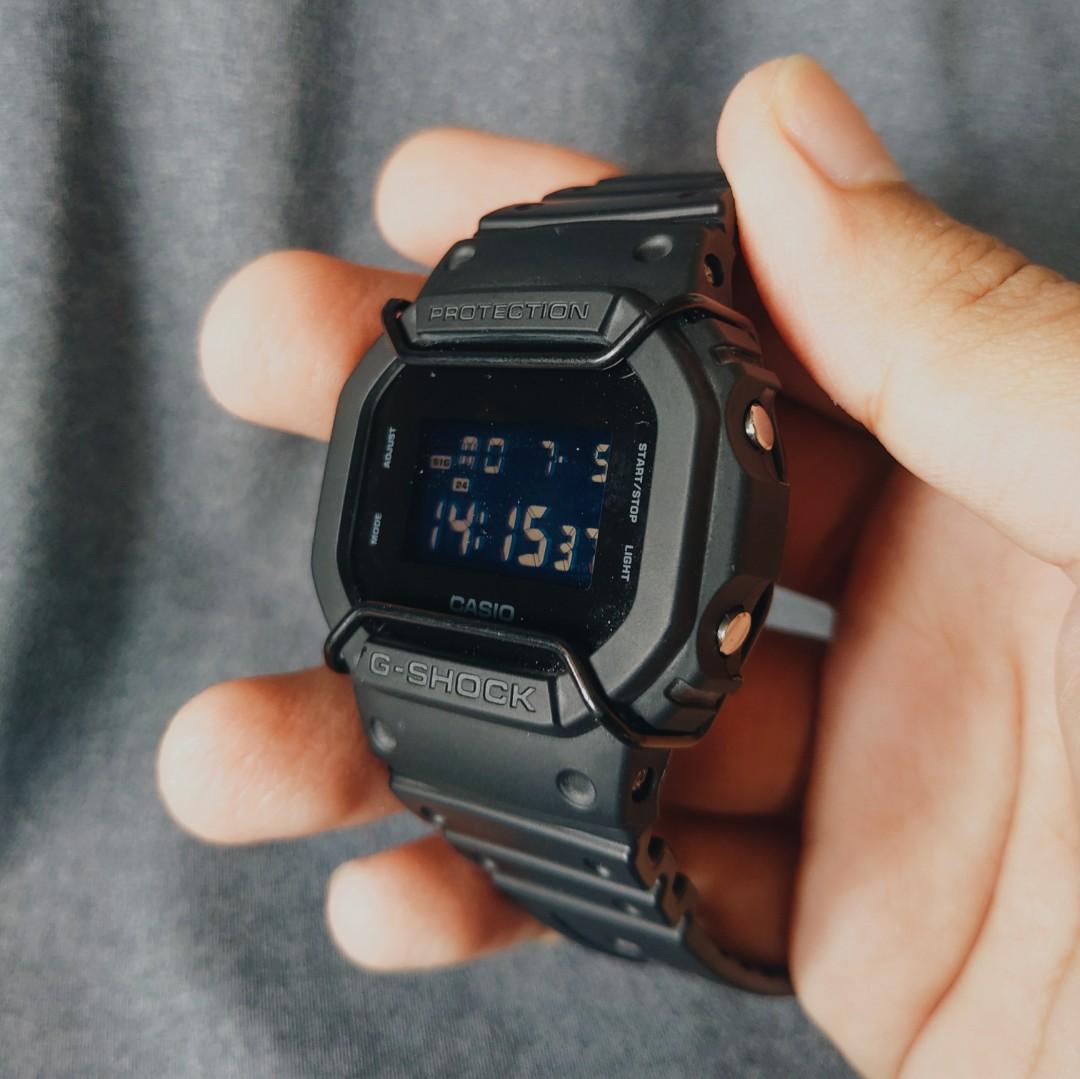 HOLIDAY DISCOUNT! Casio G-Shock DW5600BB-1, Men's Fashion, Watches ...