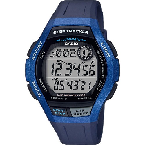 CASIO STEP TRACKER ORIGINAL SPORTY DIGITAL WATCH FOR MEN - BLUE, Men's ...