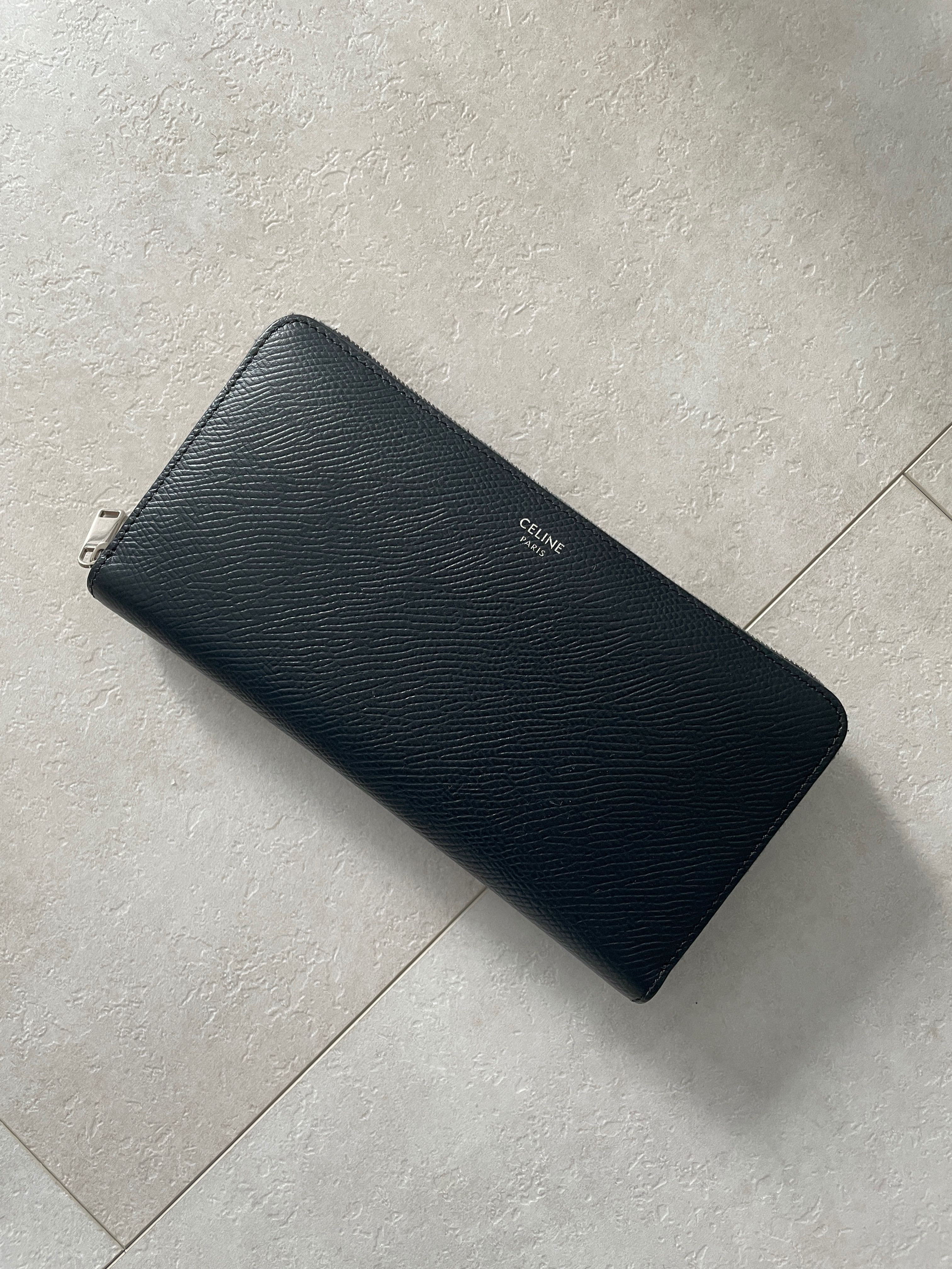 CELINE LONG WALLET (Navy Blue), Women's Fashion, Bags & Wallets ...