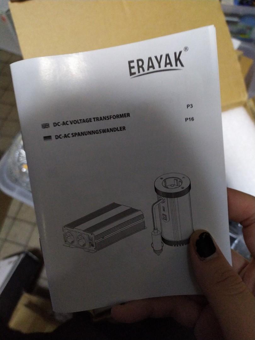 Erayak 600w power inverter, converter, Computers & Tech, Parts & Accessories, Cables & Adaptors ...