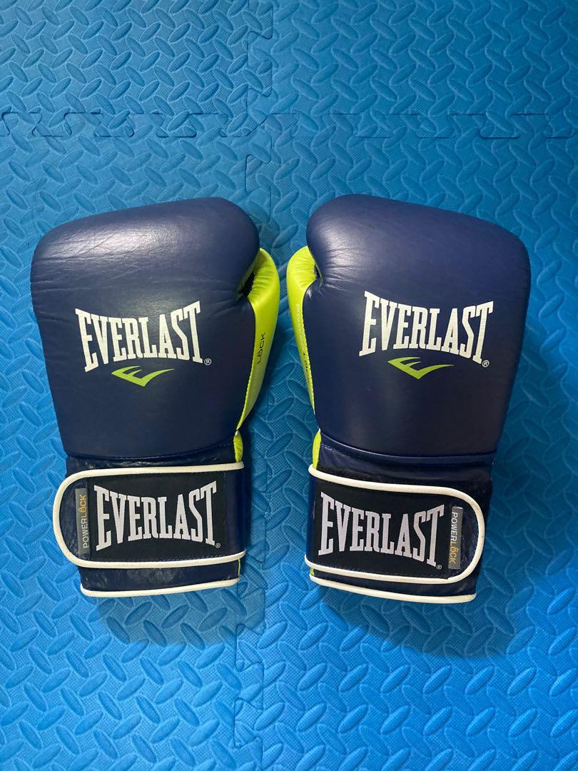 Everlast Powerlock Boxing Gloves 16oz, Sports Equipment, Other Sports ...