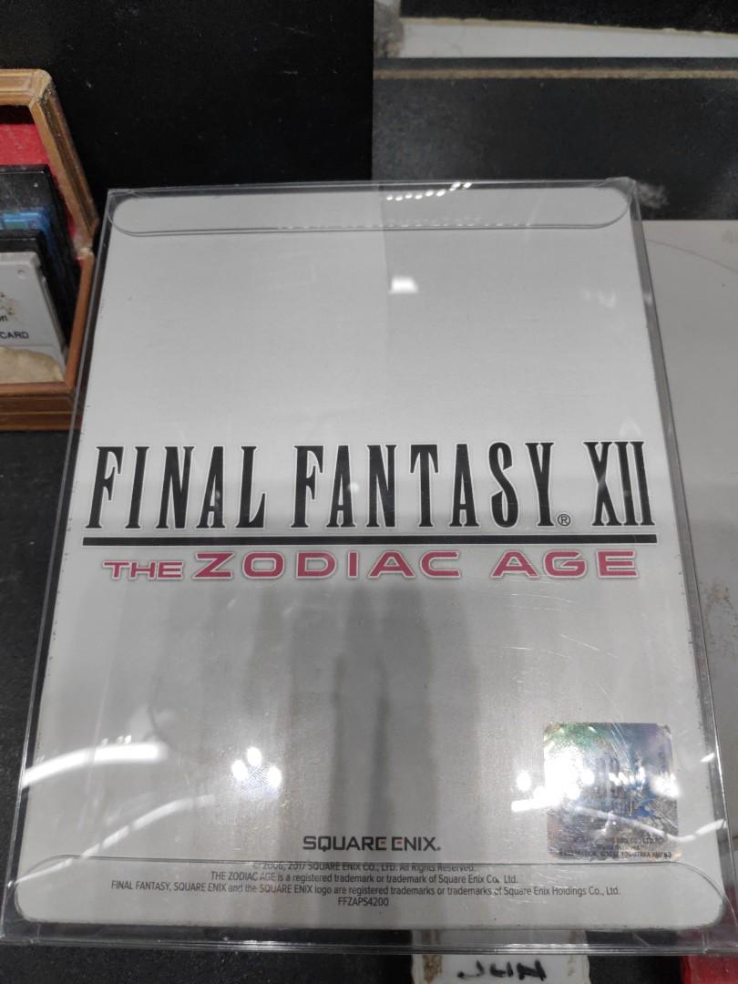 Final Fantasy XII 12 Zodiac Age Steelbook Steelcase PS4 PlayStation 4 ...