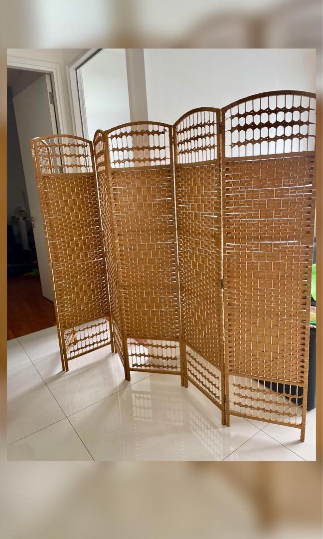Foldable partition, Furniture & Home Living, Home Decor, Other Home ...