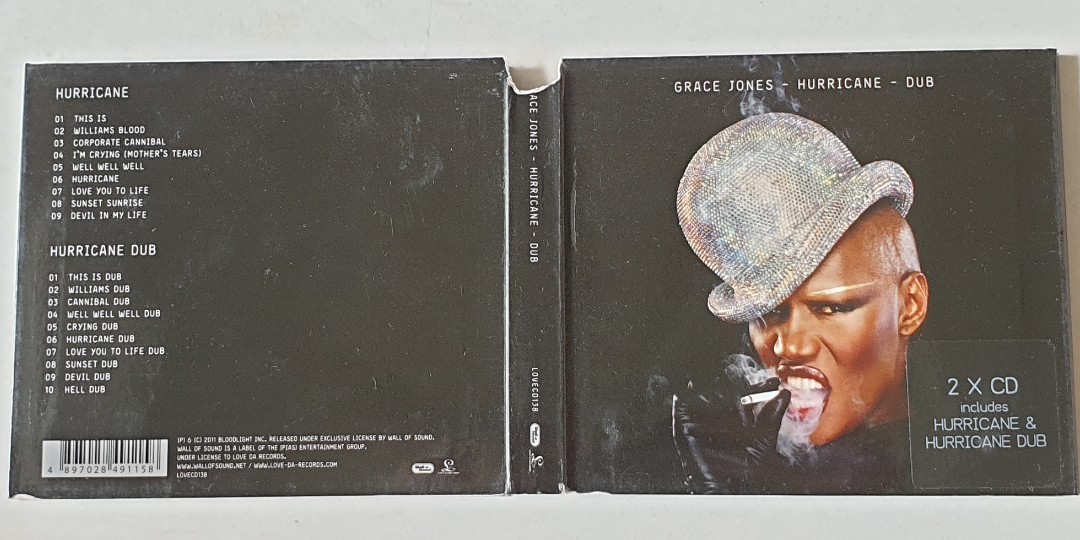 Grace Jones ~ Hurricane- Dub ( 2011 Version ) 2CD, Hobbies & Toys ...