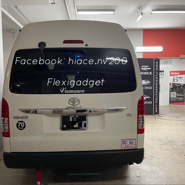 Hiace Rear Door Chrome / Hiace Tailgate Trunk Lip Chrome Trim / Hiace ...