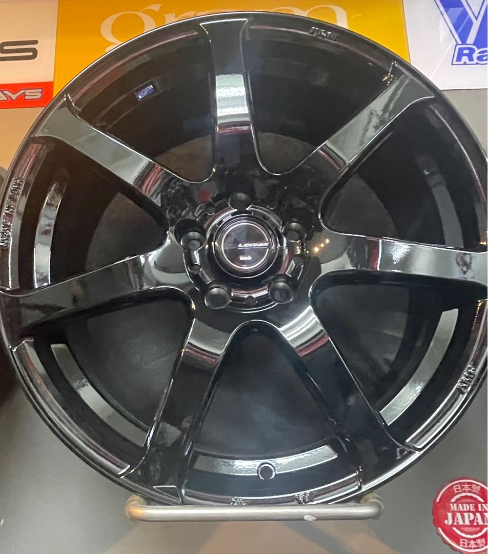 Japan Sport Rim Wedssport LEONIS NAVIA 07 Premium Black 17”, Car ...