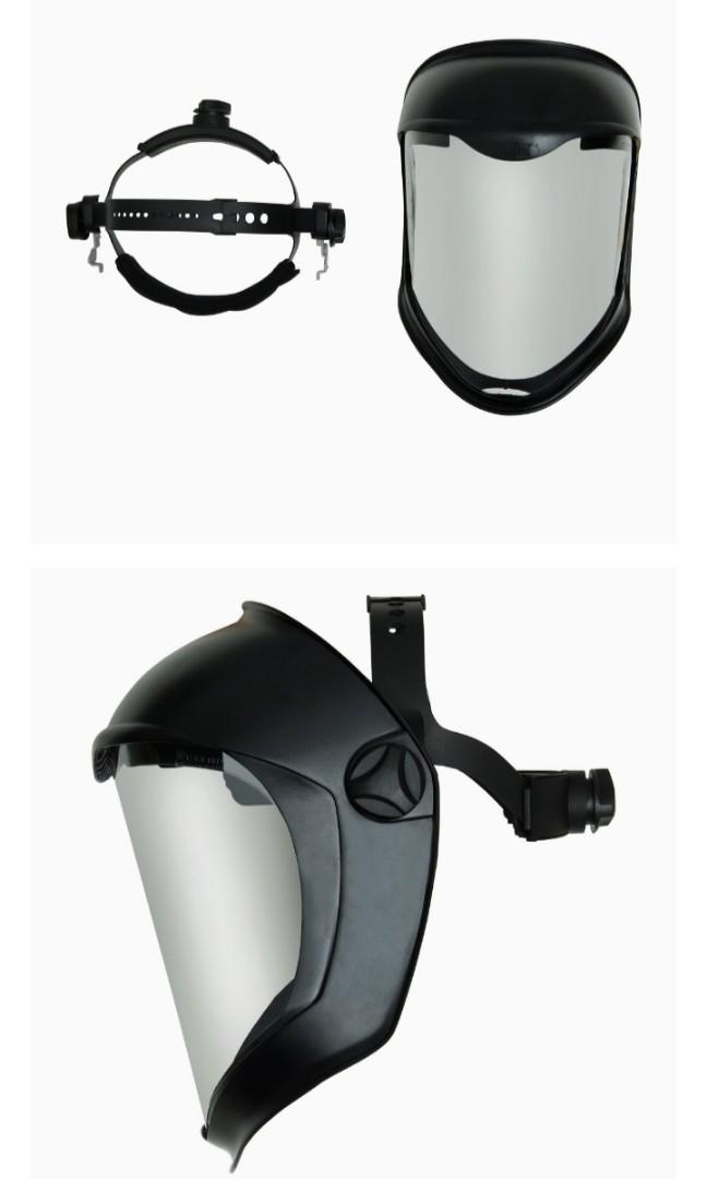 MADE in U.S.A.UVEX Bionic Face Shield Clear Antifog Polycarbonate Visor ...