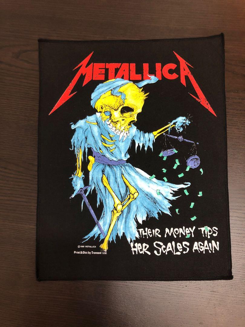 Metallica vintage backpatch, Hobbies & Toys, Music & Media, Music ...