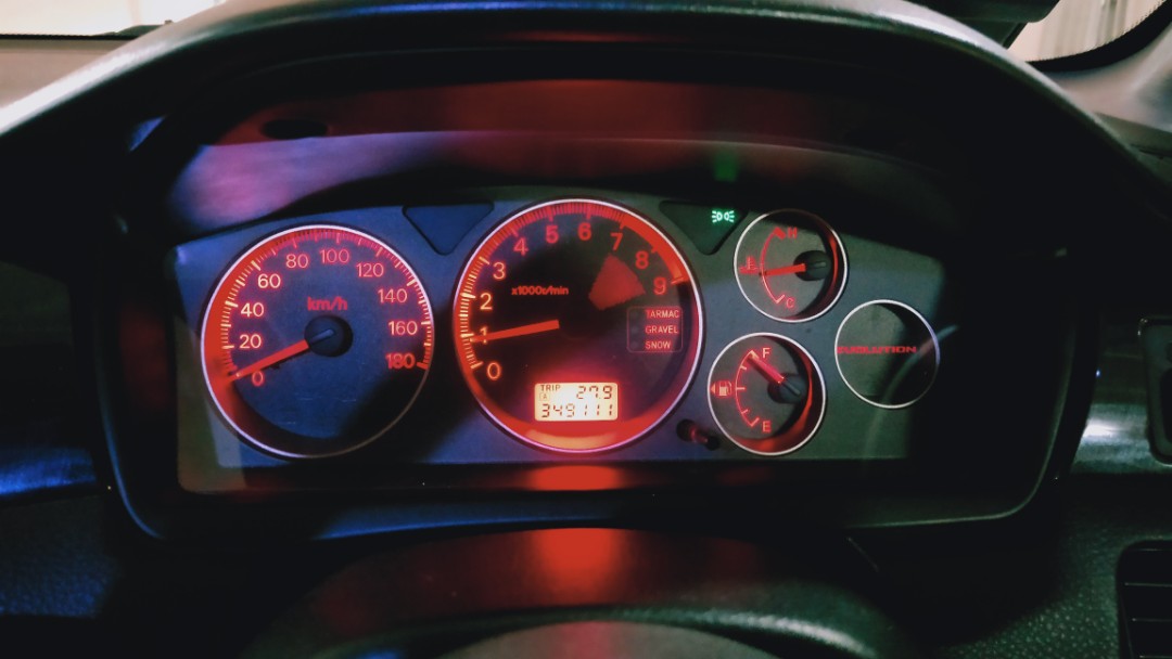 Mitsubishi evo speedometer., Car Accessories, Electronics & Lights on ...