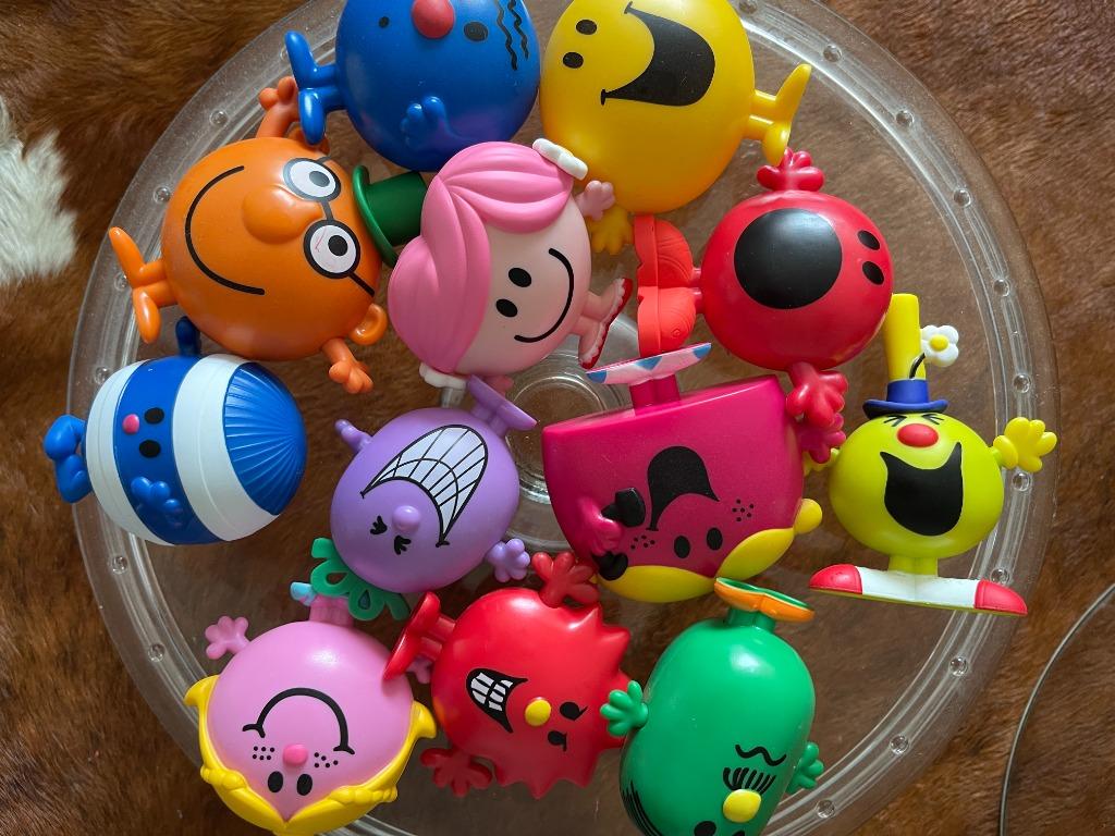 Mr. Men and little miss Mcdonald's toys by Puppet Steve! COLLECTABLE ...