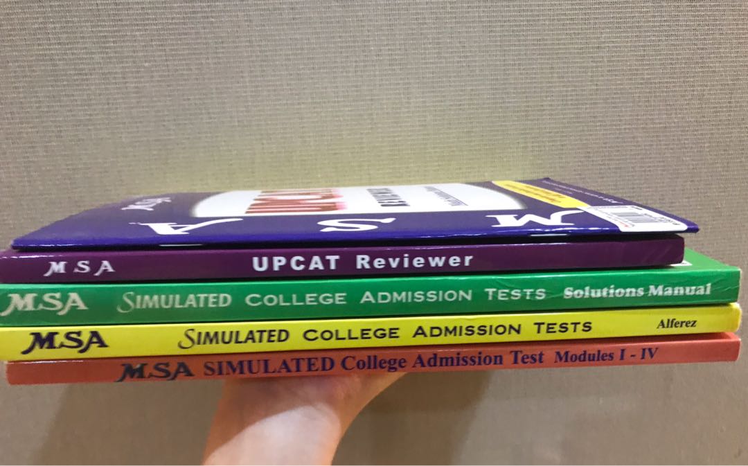 MSA CET/ UPCAT Review Books Bundle, Hobbies & Toys, Books & Magazines ...