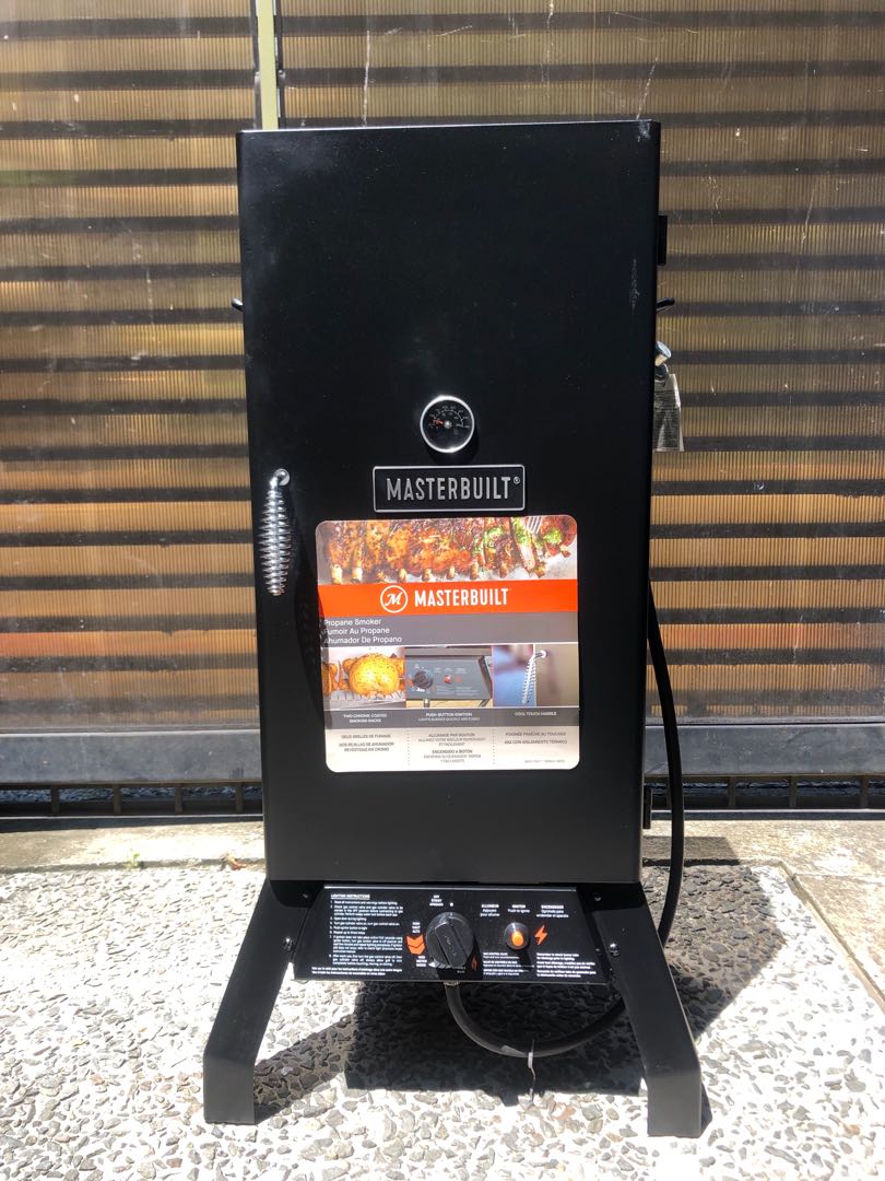 New Imported Masterbuilt MB20050511 Dual Layer Steel Vertical LPG Gas ...