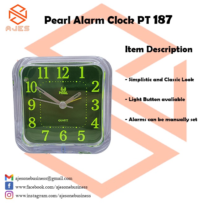 Pearl QUARTZ Alarm Clock, Announcements on Carousell